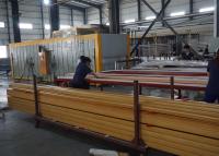 China High Efficiency Vacuum Pump 6.5m Wood Grain Machine Heat Press Type for sale