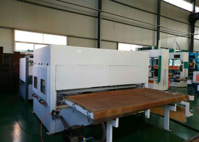 China Vacuum Wood Grain Machine For Wooden Door 3500mm*1500m Working table for sale