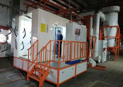 China High Speed 99.2% Industrial Powder Coating Paint Booth Modular Design for sale