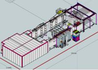 China High efficiency Gas Powder Coating Curing Oven For Powder Coating Line for sale