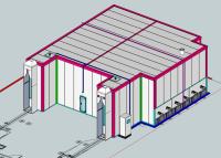 China High efficiency Gas Powder Coating Curing Oven For Powder Coating Line for sale