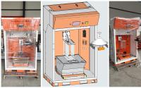 China PLC control Fast Color Change Powder Feed Center For Powder Recovery for sale