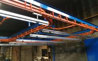 China 40m*13m*6m Workshop Electrostatic Powder Coating Line Metal Powder Coating Machine for sale