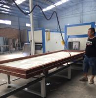 China Aluminum Profile Wood Finish Machine 15 Minutes Transfer Time for sale