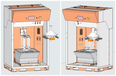 China Electrostatic Coating Machine Powder Feed Equipment 110v 220v Customized Voltage for sale