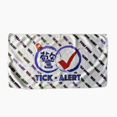 China Custom Logo Microfiber Beach Towel 70x140cm Soft Feel Promotional Bulk for sale