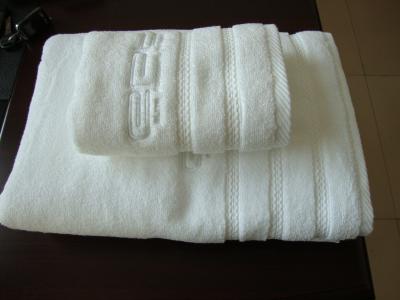 China 100% Cotton Hotel Bath Towel 30x60 Inch 500 GSM Premium Absorbent for sale
