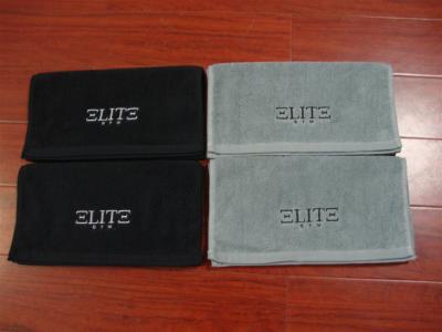 China Custom 100% Cotton Hand Towel 34x71 cm Gym Series for Commercial Use for sale