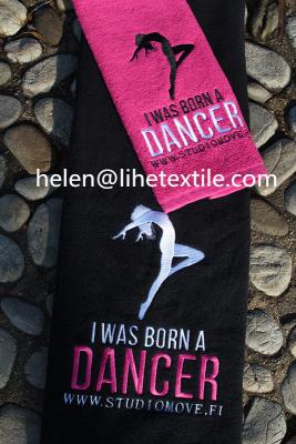 China Custom Embroidered Logo Fitness Towel 30x60 cm Quick Dry Microfiber Gym Towel for sale