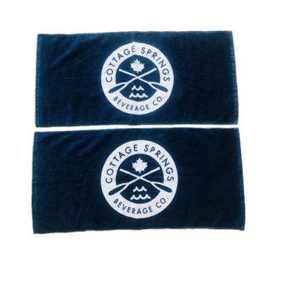 China Custom Logo Cotton Velour Face Towel 30x30cm Hand Towel for Hotel Spa for sale