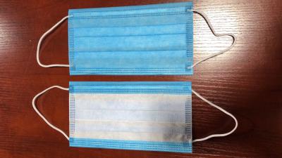 China 3 Ply Disposable Face Mask White Color Anti Virus Protection 50 Pcs for sale