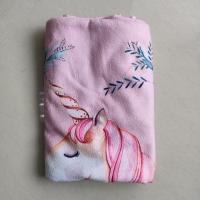 China Custom Cartoon Printed  Microfiber Kids Hooded Beach Towel Poncho for sale