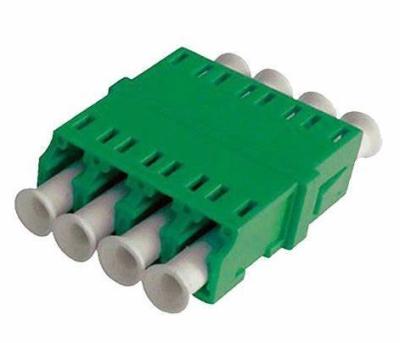 China Quad LC to LC Fiber Optic Adapter - 4 Port Multimode with ≤0.2dB Loss and -40°C to +85°C Temperature Range for sale