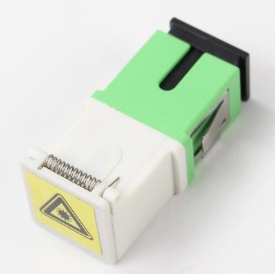 China SC Simplex Fiber Optic Outer Shutter Adapter with Flange - 0.2dB Insertion Loss, -40℃ to 85℃ Operating Range for sale