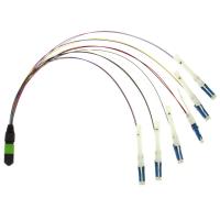 China SM 8F 12F 24F MTP MPO Fiber Optic Patch Cord LSZH 0.35dB Insertion Loss -20℃ to 70℃ Operating Temperature for sale