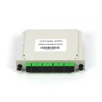 China 1x8 SC/APC Single Mode G657A1 LGX Cassette PLC Splitter 130x100x25mm for FTTx Networks for sale