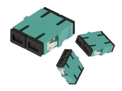 China Duplex SC/UPC Multimode Fiber Optic Adapter with ≤0.2dB Insertion Loss and -40°C to +85°C Operating Range for sale