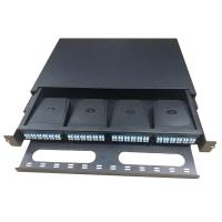China MPO to LC FTTH Terminal Box 96 Fiber Single Mode G657A1 High Density Patch Panel 1U 44mm for sale