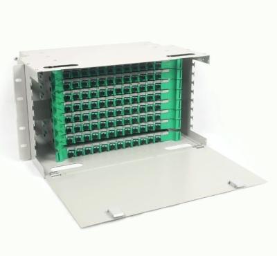 China 12/24/144 Port SC Simplex Fiber Optic Patch Panel 6U Rack Mount 19