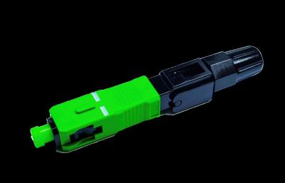 China SC Field Assembly Fiber Optic Fast Connector 125μm with ≤0.3dB Insertion Loss for FTTH/FTTX Networks for sale