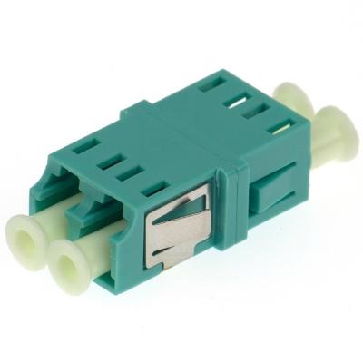 China LC APC Duplex Fiber Optic Adapter Flangeless for FTTH Telecom with ≤0.2dB Insertion Loss and -40℃ to 85℃ Operating Range for sale