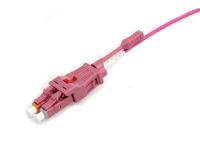 China LC Uniboot Fiber Optic Patchcord OM4 2.0mm/3.0mm with Polarity Changeable Connector and ≤0.3dB Insertion Loss for sale