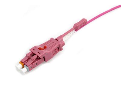 China LC Uniboot Fiber Optic Patchcord OM4 2.0mm/3.0mm with Polarity Changeable Connector and ≤0.3dB Insertion Loss for sale