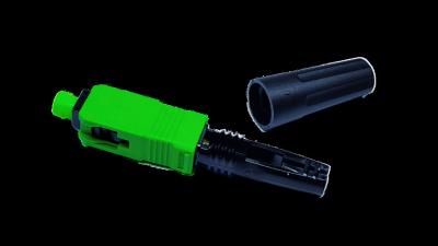 China ABS LC/SC Fiber Quick Connector with 0.5dB Insertion Loss and 55mm Size for Industrial Networks for sale