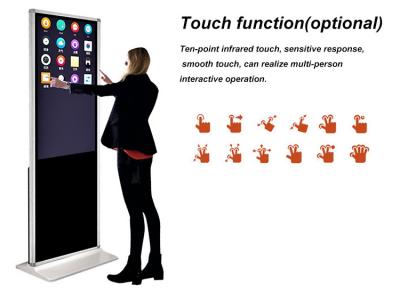 China 4K LCD Touch Screen 42 49 50 55 65 Inch Digital Signage Display Floor Standing for sale