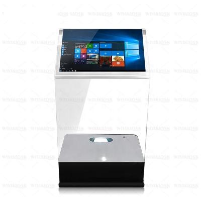 China 30 Inch Transparent Touch Screen Kiosk Holographic Projector Kiosk for sale
