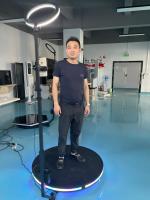 China Round Base photo booth 360 Selfie Spinner for Birthday Wedding Party for sale