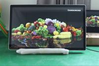 China Vertical HD LCD Advertising Screen Wall Mount Aluminum Edge AC 110V - 240V for sale