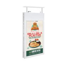 China Super Thin Ultra Slim Wall Mounted Digital Signage 350 Nits 60000 Hour Life Time for sale