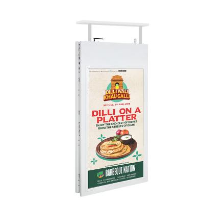 China Super Thin Ultra Slim Wall Mounted Digital Signage 350 Nits 60000 Hour Life Time for sale