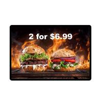 China TFT 4G Multimedia Wall Mounted Digital Signage For Indoor Restaurants / Retail Stores for sale