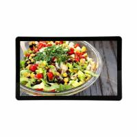 China 43inch round Corner sliver edge Airport Wall Mounted Kiosk Advertising LCD Digital Screen With Wifi / 3G Network for sale