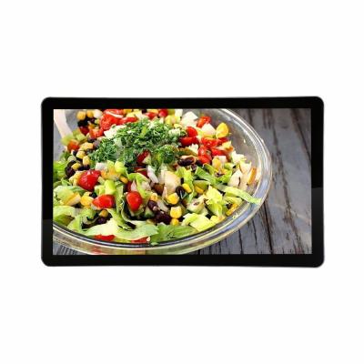 China 43inch round Corner sliver edge Airport Wall Mounted Kiosk Advertising LCD Digital Screen With Wifi / 3G Network for sale