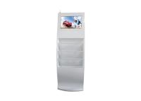 China Floor Standing Public Information Kiosk 22 Inch With Paper Holder Chargeable for sale