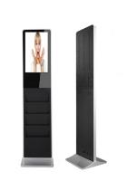 China 22'' LCD Newpaper Digital Signage Kiosk Information 10 Point For Shopping Mall for sale
