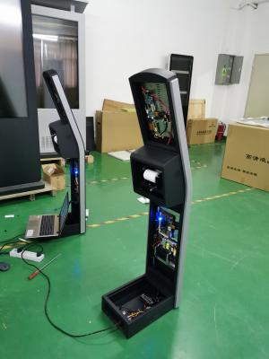 China 12.1inch floor standing capacitive touch screen kiosk with THERMAL printer built-in Android or PC OS for payment kiosk for sale