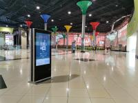 China Double Sided PC All In One Touch Screen Kiosk Monitor 55 Inch Retail Signage 450 Cd/㎡ for sale