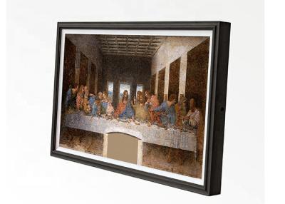 China 49 Inch Wooden Frame Wall Mounted Advertising Player Lcd Digital Signage for sale