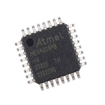 China ATMEGA328PB-AU TQFP-32 Microcontroller with 32KB Flash Memory and 20MHz Speed for Embedded Systems for sale