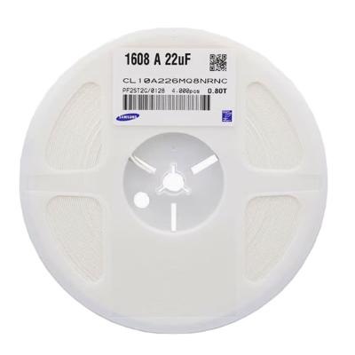 China Samsung CL10A226MQ8NRNC 22μF Ceramic Chip Capacitor 0603 Package X5R Dielectric 6.3V Rating for sale