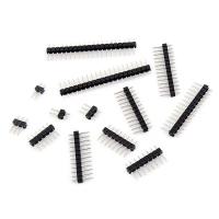 China 2.54mm Pitch Copper Female Pin Socket Connectors - 1×2p, 3p, 4p, 5p, 6p, 8p, 20p Single Straight Pin Options for sale