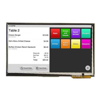 China 7 Inch TFT LCD Display Module 800x480 Capacitive Touch I2C RGB Color Transmissive for sale