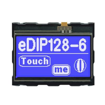 China EA EDIP128B-6LWTP 128x64 Resistive Graphic LCD Display Module with I2C SPI RS-232 for sale