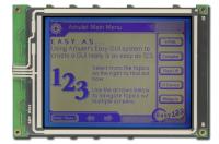 China 5.7 Inch 320x240 QVGA Resistive Graphic LCD Display Module Blue STN RS-232 SPI for sale