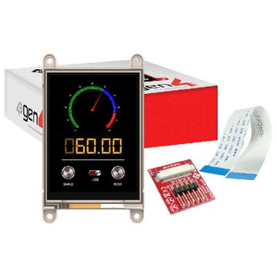 China 3.2 Inch Resistive TFT LCD Display Module 240x320 RGB I2C SPI TTL GEN4-ULCD-32DT for sale