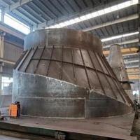 China Crusher Hopper Hood Cyclone Steel Structural Fabrication For Crushing Station CE AISC CWB for sale